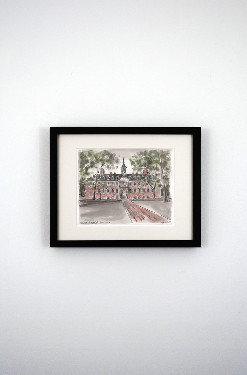 Wren Building, The College of William and Mary – Peyton Millikan Fine Art